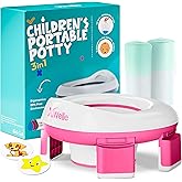 Amazon.com: 3-in-1 Go Potty for Travel, Portable Folding Compact Toilet ...