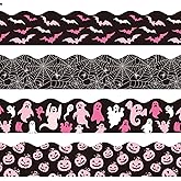 Amazon.com: Whaline 69Ft Halloween Bulletin Board Borders Pumpkin Bat ...