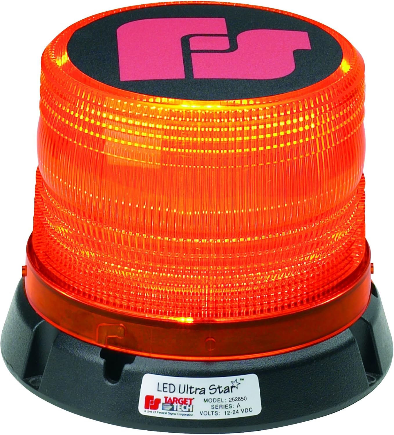 Federal Signal 252651-02SC Ultrastar LED Beacon, Class 1, Magnet Mount ...