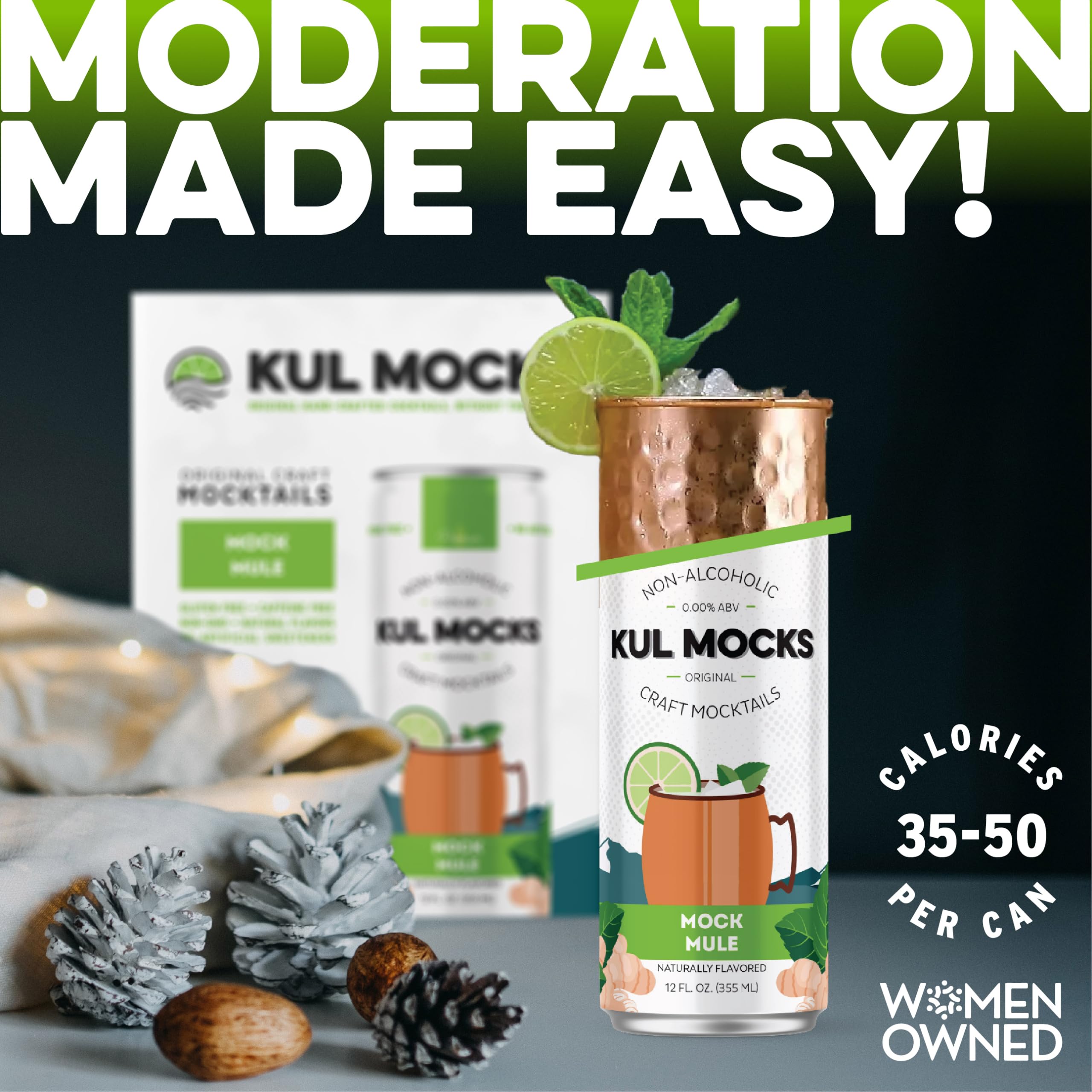 Mua KUL MOCKS - Craft Mocktails | Moscow Mule with a Vodka-Like Spirit ...