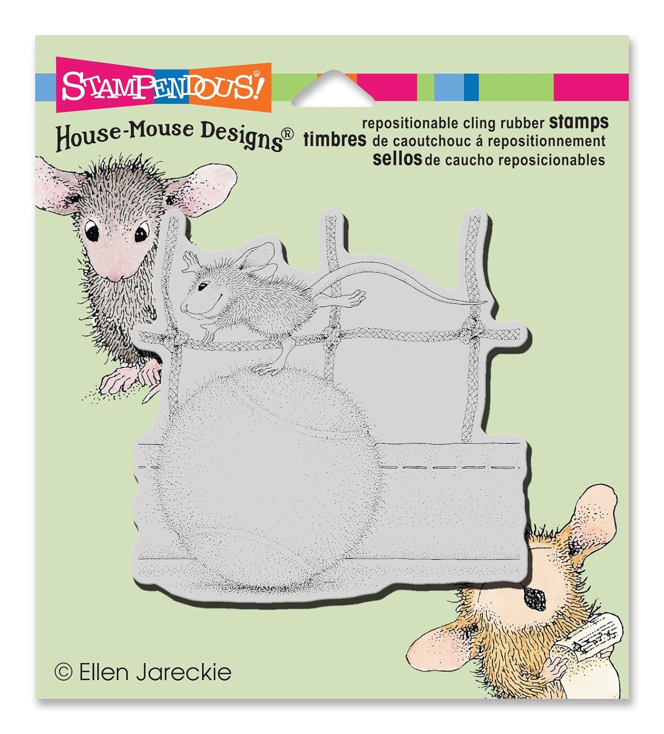 Amazon.com: STAMPENDOUS House Mouse Cling Rubber Stamp,Tennis Anyone ...