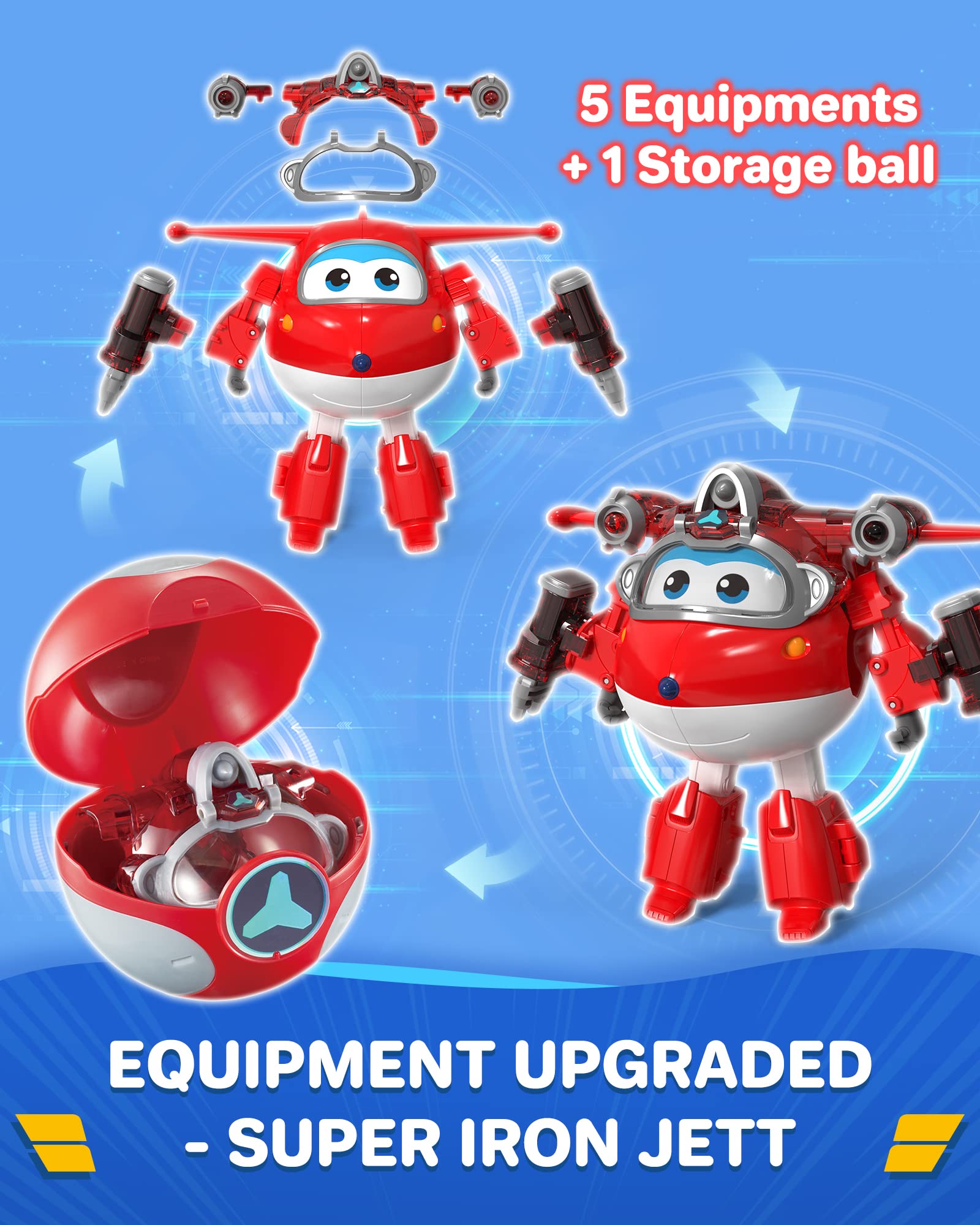 Mua Super Wings Toys Action Figure 5" Transformer Jett Robot Airplane ...