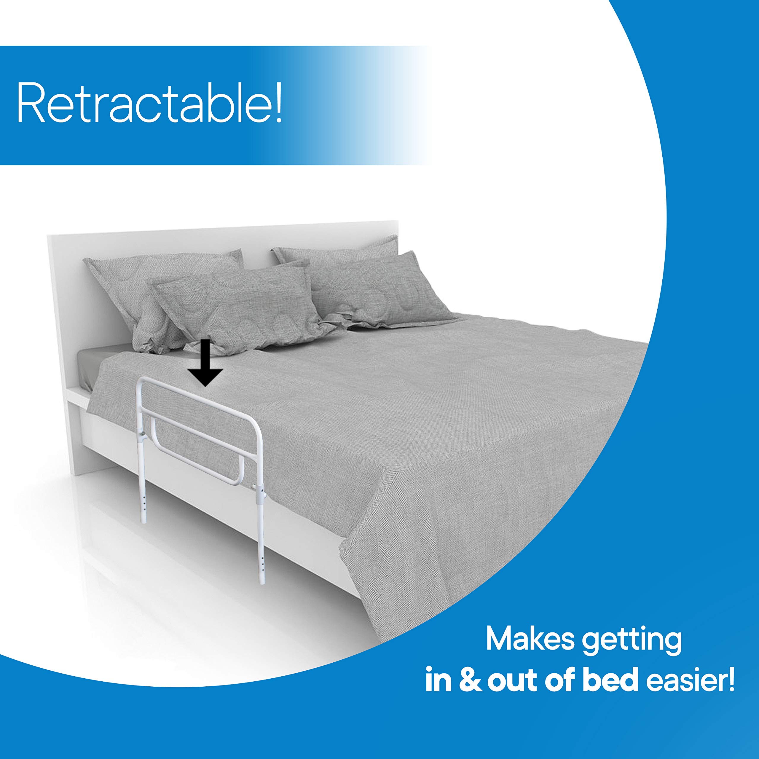 Mua RMS Single Hand Bed Rail for Elderly Adults - Bed Assist Rail ...