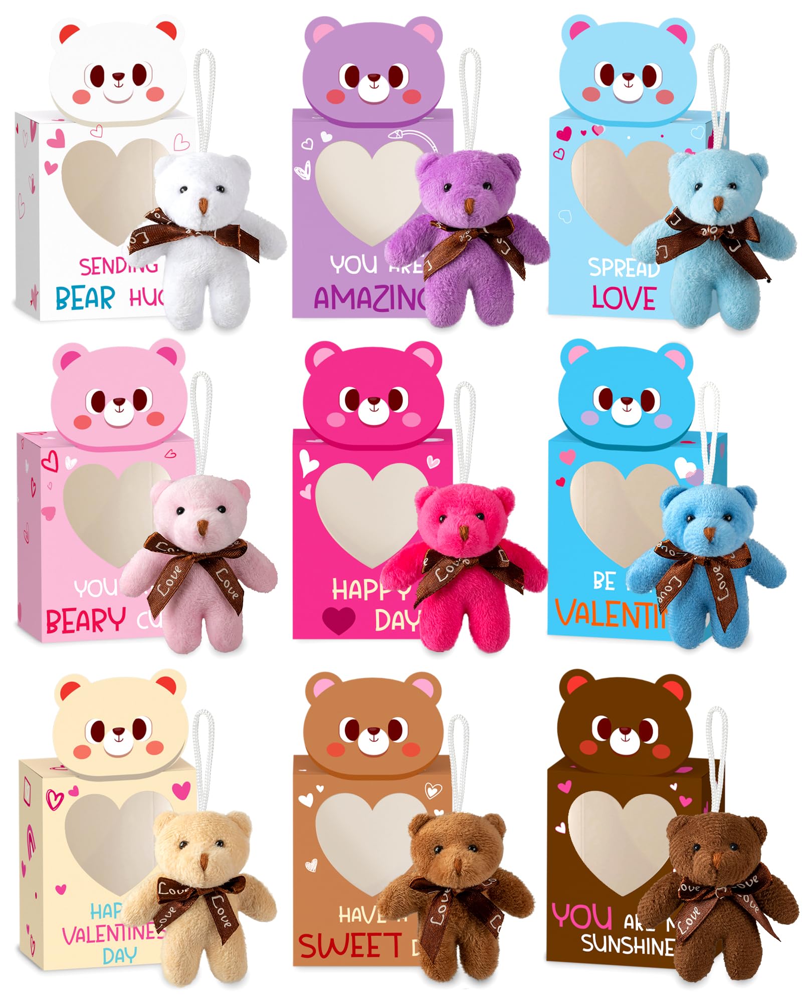 Sofier Valentines Day Gifts for Kids Classroom 27 Pack Valentines Card ...