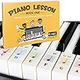 Amazon.com: Color Piano and Keyboard Stickers and Complete Color Note ...
