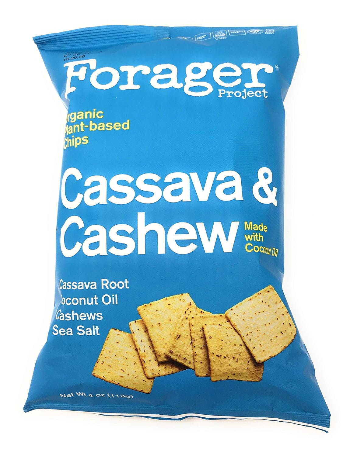 Amazon.com: Forager Proje Count, Chips Cassava Cashew, 4 Ounce