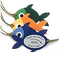 Amazon.com: Fishing Theme Party Favor Fish Gift Tags - Set of 12 ...
