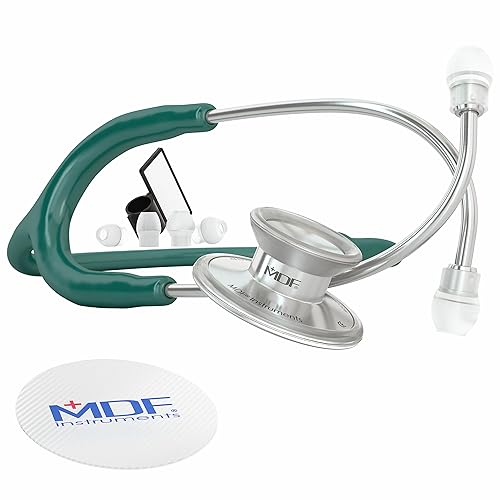 MDF Instruments, Acoustica Lightweight Stethoscope for Doctors, Nurses, Students, Home Health ...