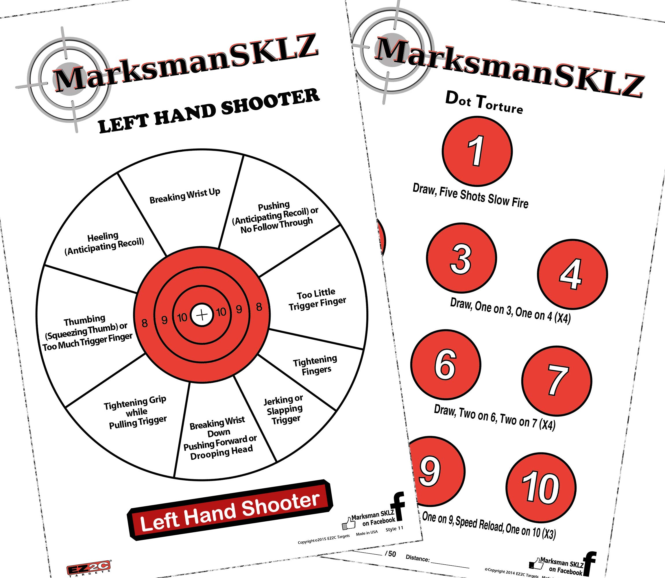 Buy MarksmanSKLZ Diagnostic And Training Pistol Shooting Targets Pack Buy MarksmanSKLZ Diagnostic And Training Pistol Shooting Targets Pack