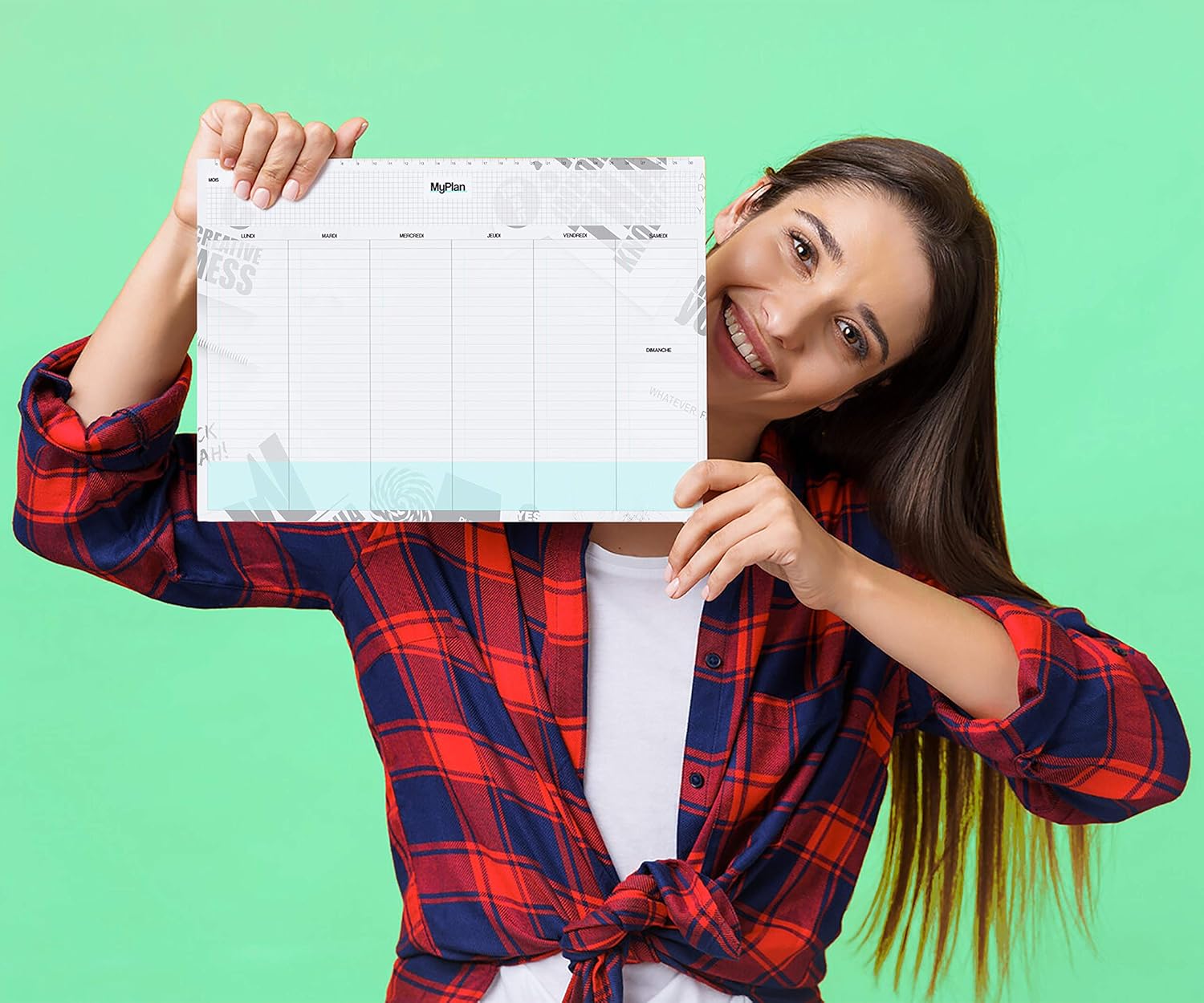 Weekly Table Planner – Detachable Perpetual Calendar A4 – Todo List ...