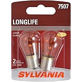 Amazon.com: SYLVANIA - 4157NA Long Life Miniature - Amber Bulb, Ideal for Parking, Side Marker ...