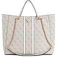 GUESS Noreen Small Girlfriend Carryall, Dove Logo: Handbags: Amazon.com