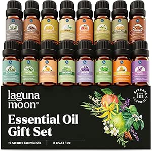 Amazon.com: Essential Oils Set - 16 Pcs Organic Premium Grade Home ...