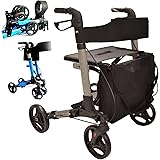 NRS Healthcare M66739 Compact Easy Rollator Wheeled Walking Aid ...