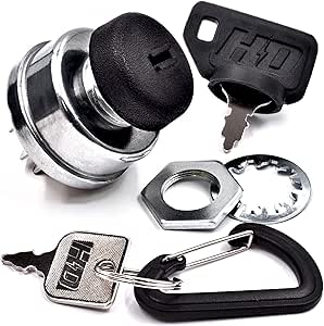 Amazon.com : HD Switch Starter Ignition Key Switch Replaces John Deere ...