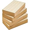Amazon.com: Unfinished Wood Rectangles for Crafts, 1 Inch Thick Wooden ...