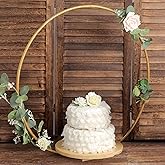 Amazon.com: Hanobe Gold Cake Stand for Wedding: 11.7 Inch Round Arch ...