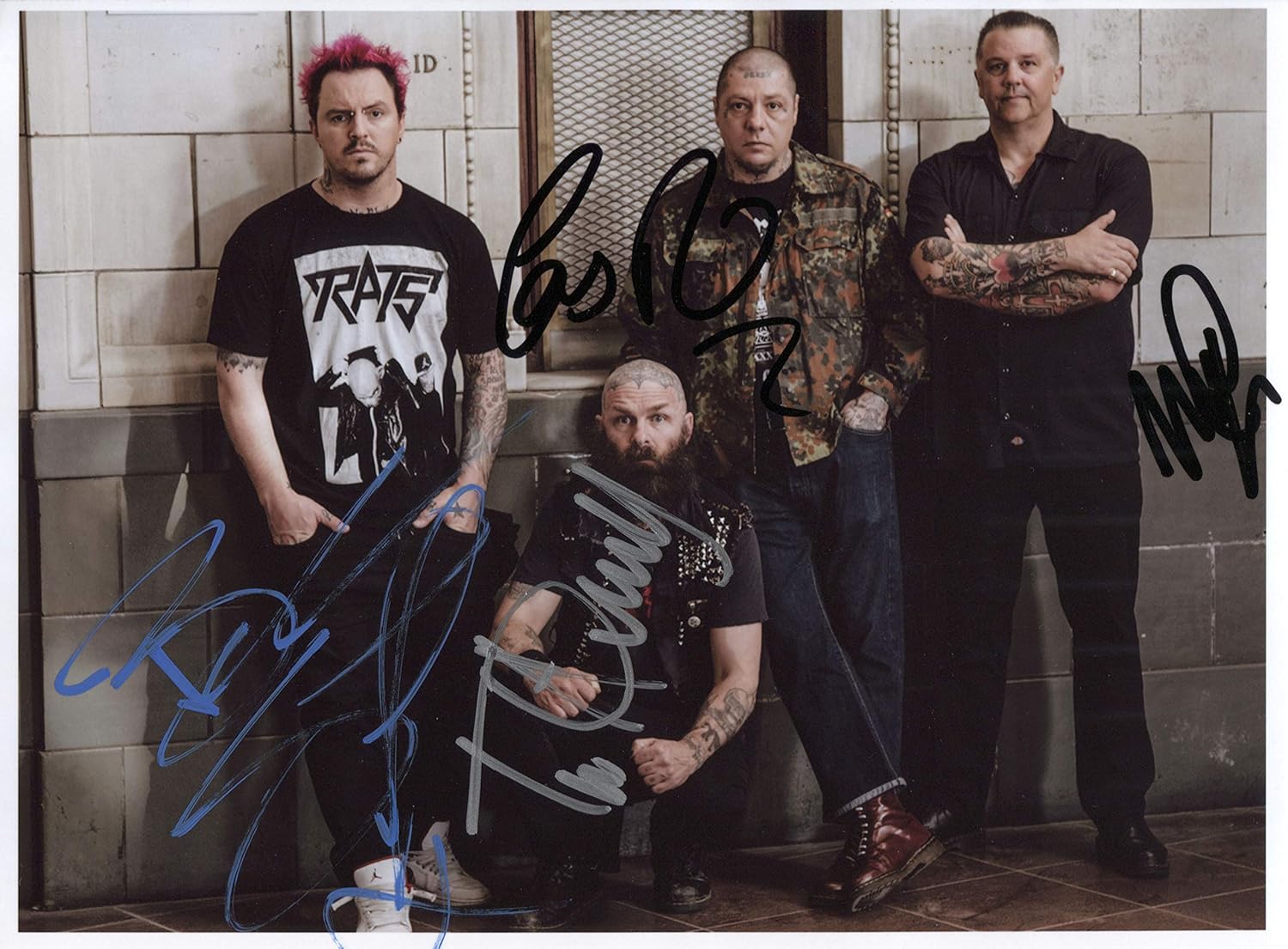 Rancid (Band) Fully Signed Photo 1st Generation Print Ltd 150 ...