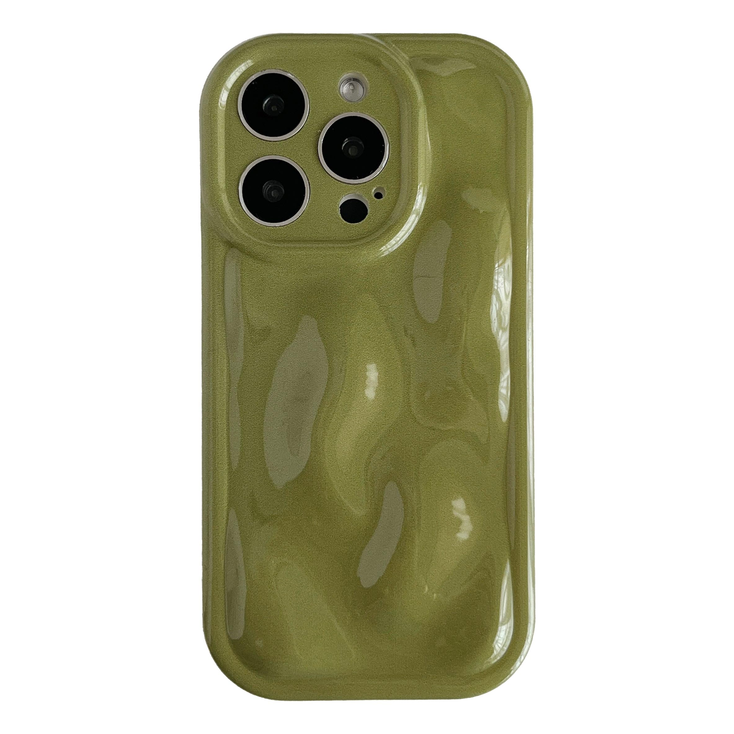 Caseative for iPhone 15 Pro Case,Water Ripple Wave Meteorite Bubble ...