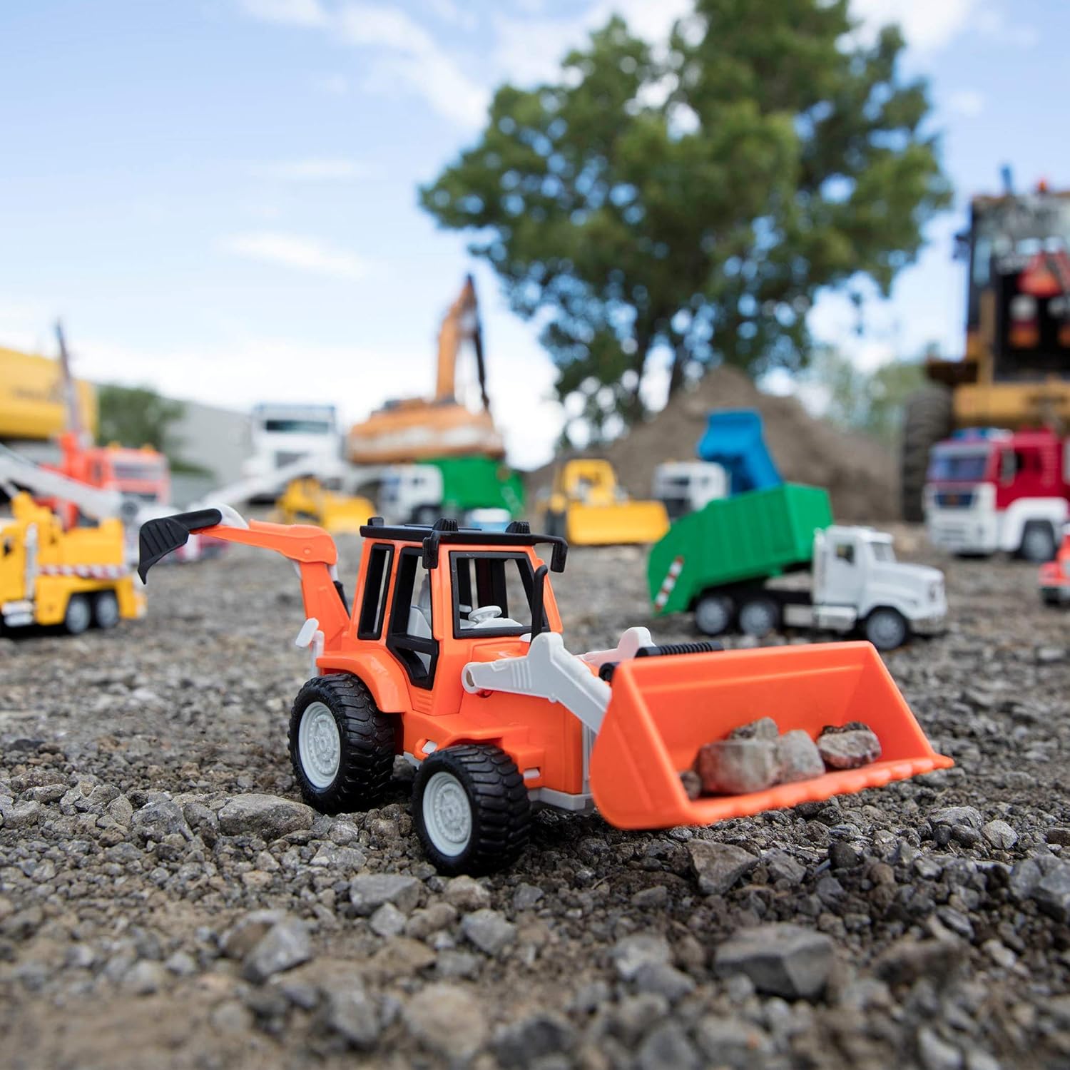 DRIVEN by Battat WH1012Z Micro Bulldozer Rake, Shovel, and Realistic Sound – Trucks and ...
