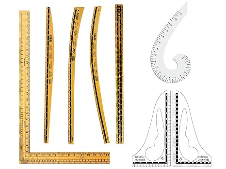 KHYATI Tailoring scales/ Fashion Designing Scale- Hard Plastic Scale ...