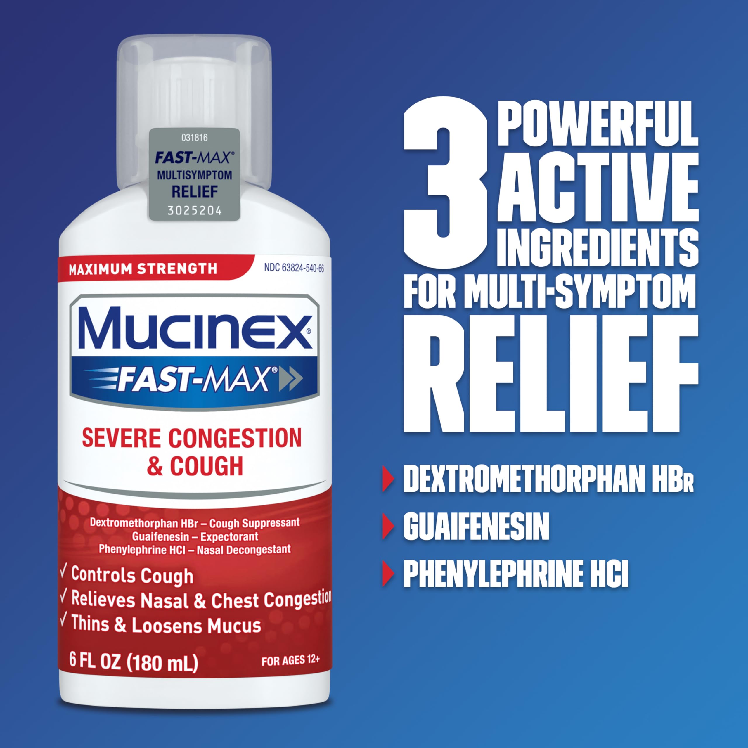 Mua Mucinex Fast-Max Severe Congestion & Cough Medicine, Maximum ...