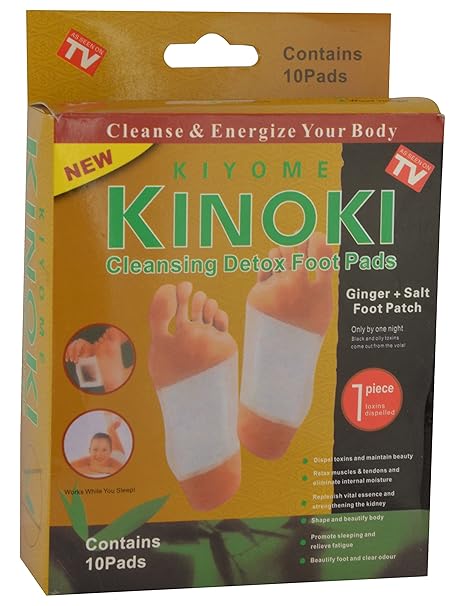 Buy Kinoki Detox Foot Pads - 10 Pads (White) Online at Low Prices in ...