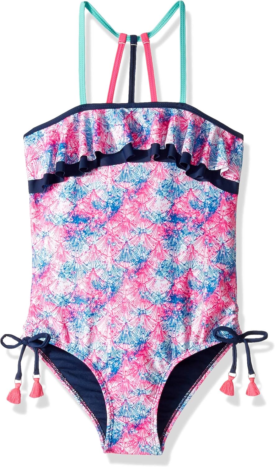 Amazon.com: Limited Too Girls' Big Printed 1pc Swimsuit: Clothing