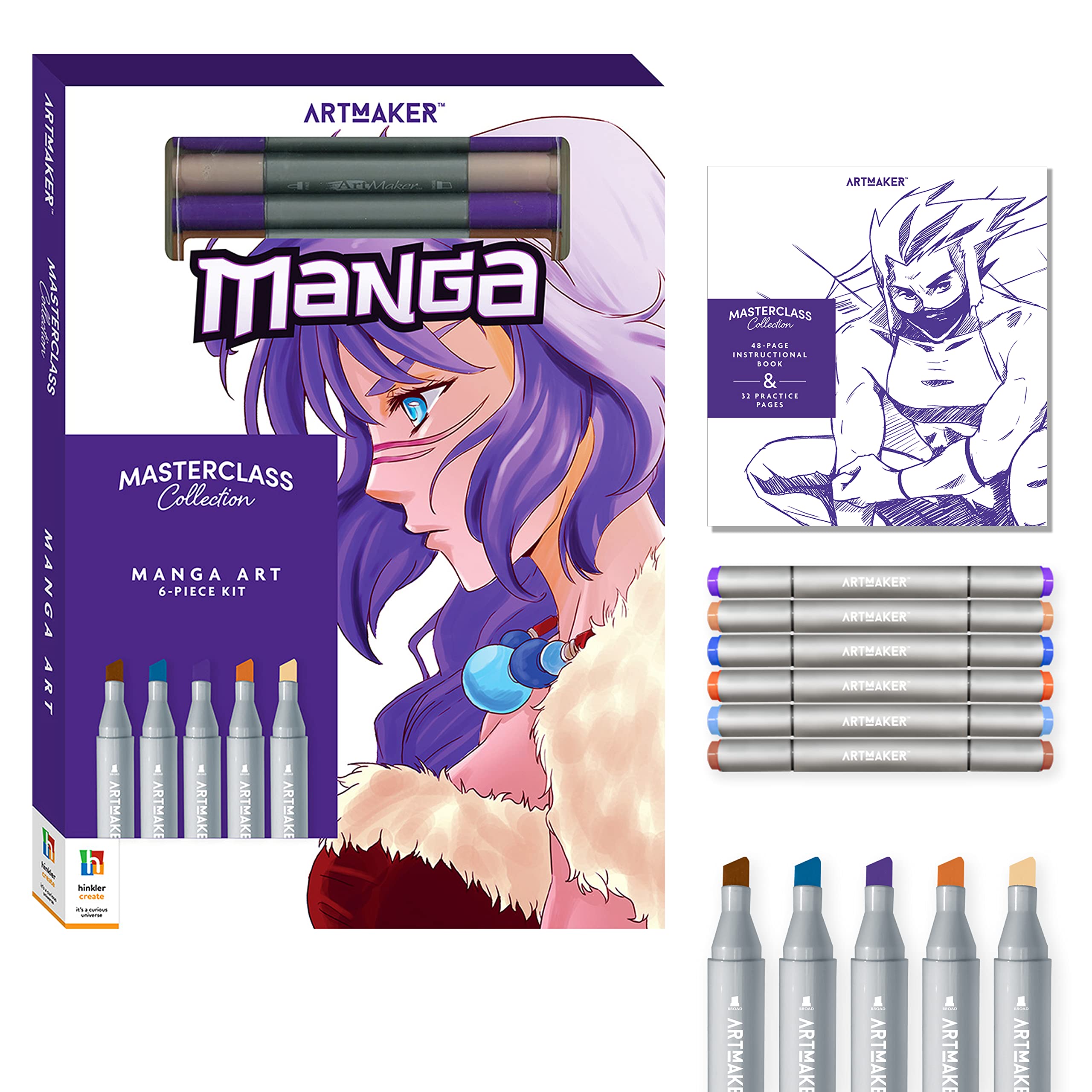 Mua Hinkler Art Maker Masterclass Collection: How to Draw Manga Kit ...