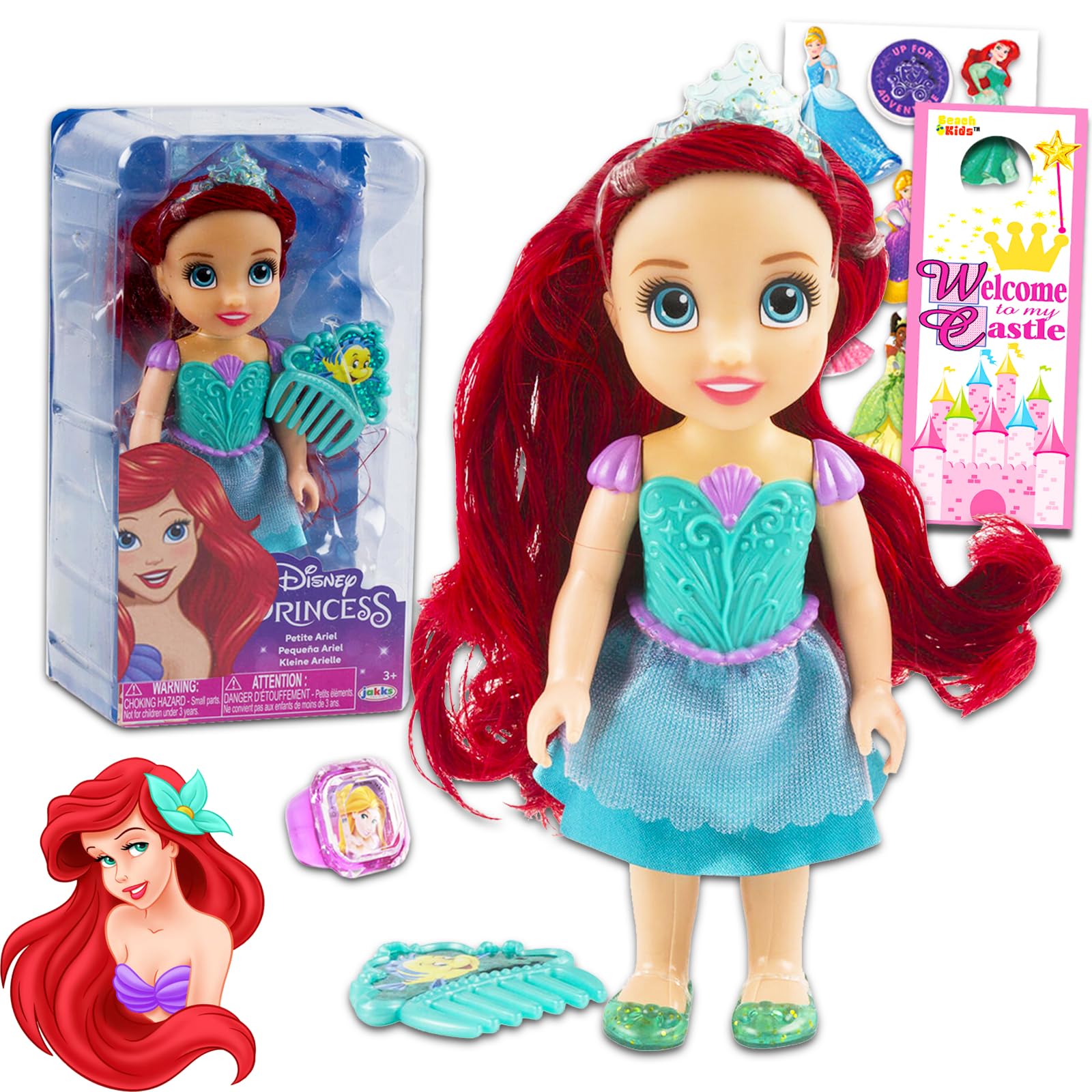 Mua Disney Princess Ariel Doll and Comb Set ~ 4 Pc The Little Mermaid ...