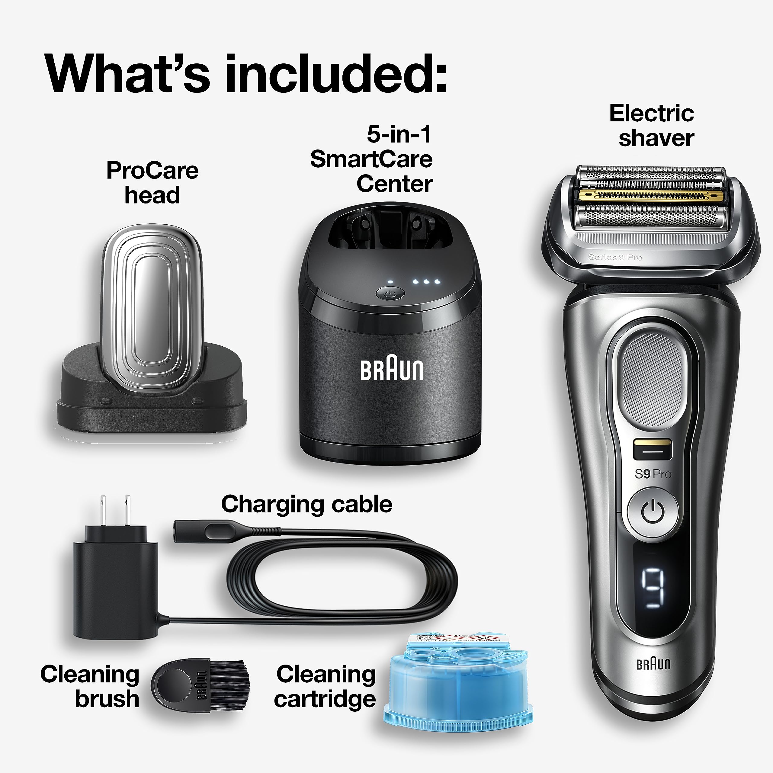 Mua Braun Series 9 Pro 9487cc Electric Razor for Men, Wet & Dry ...