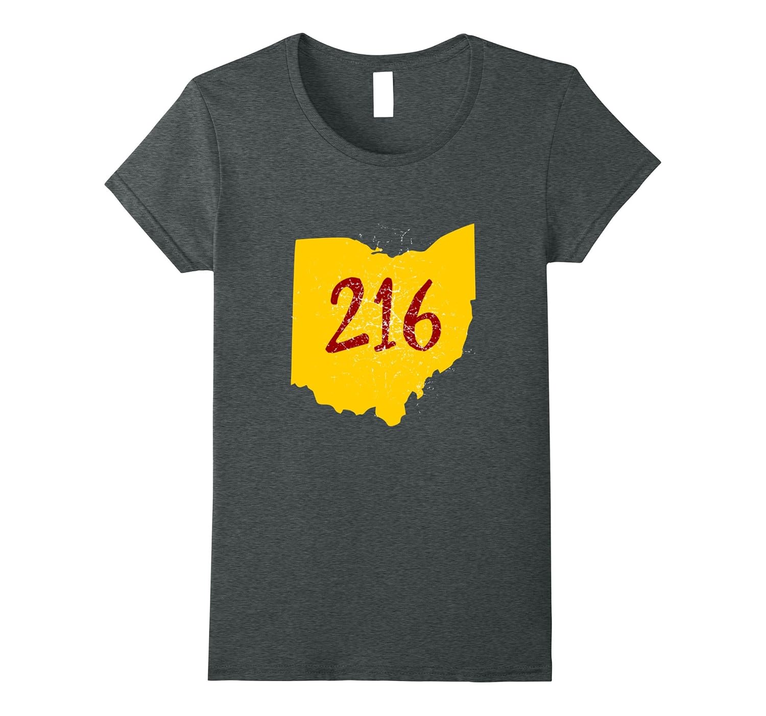 Cleveland T-shirts 216 Area Code Tee-4LVS