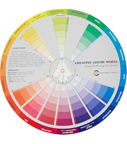 Color Wheel With Tonal Estimator - Essential Tool For Quilting And ...