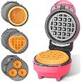 Amazon.com: Baker's Friend 4 in 1 Mini Waffle Maker with Removable ...