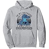 Amazon.com: Disney Lilo & Stitch I Was Left Unsupervised Retro Stripes ...