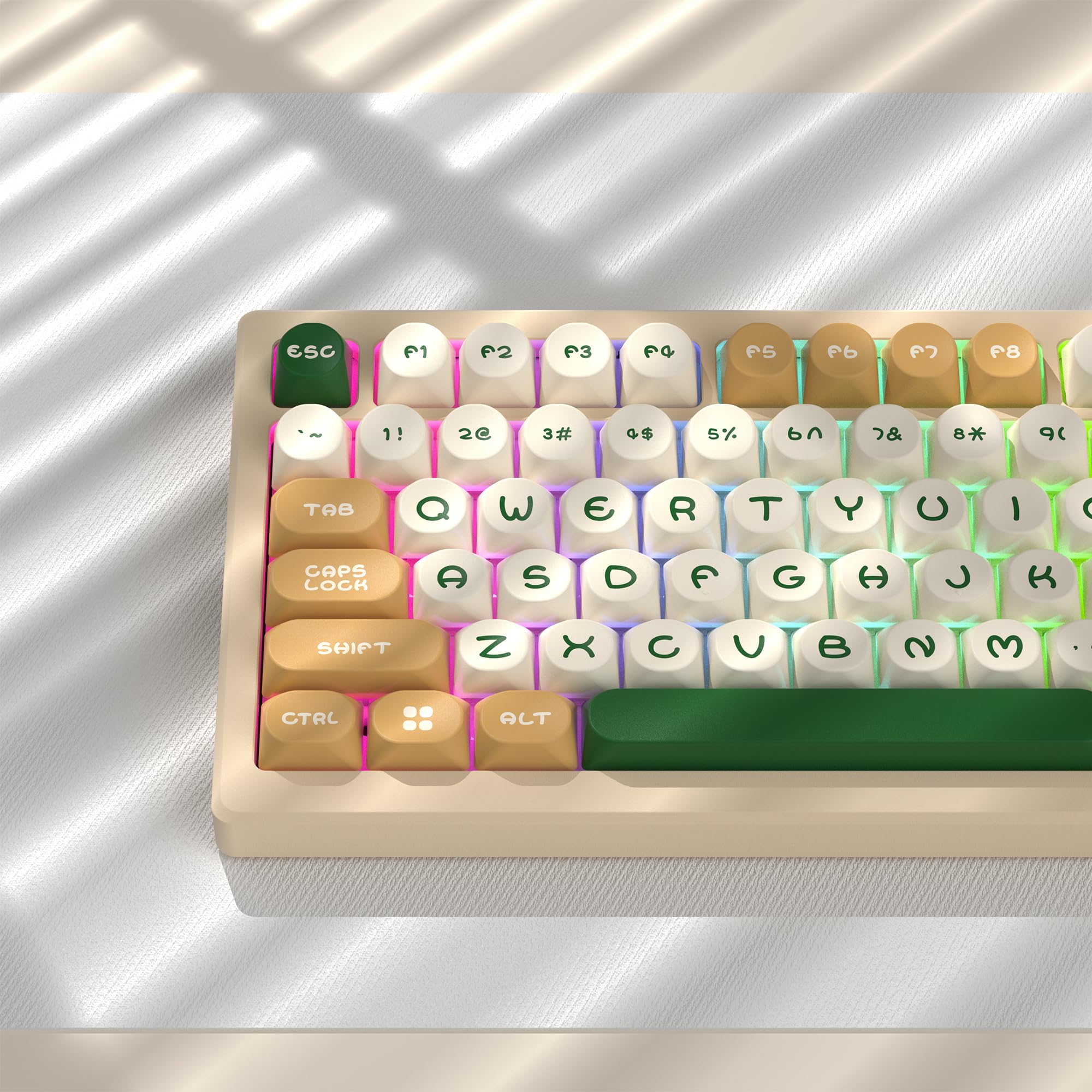 Mua Womier MOA Profile Key caps,Double Shot PBT keycaps,Round Keyboard ...