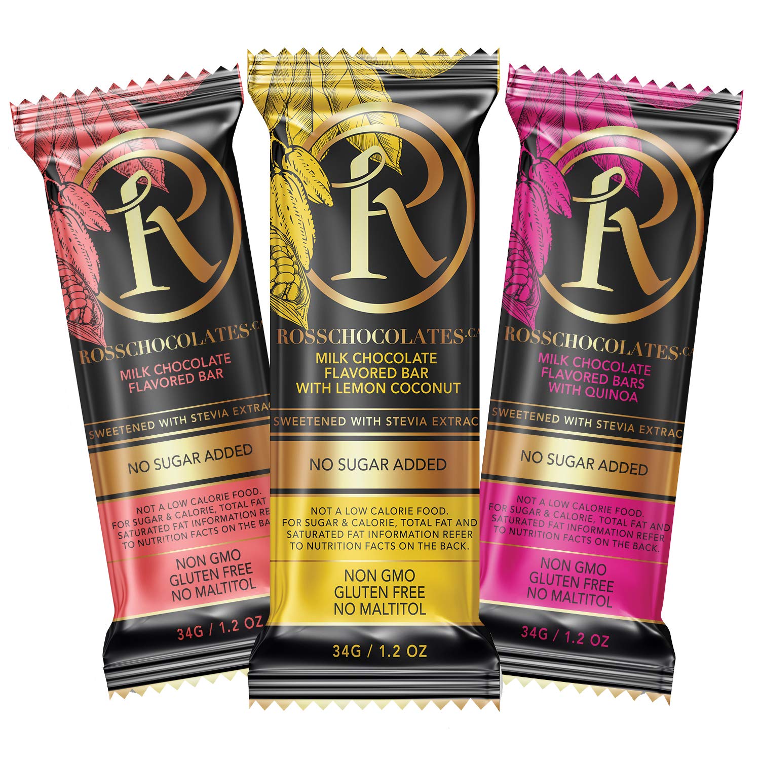 Buy Ross Chocolates – Milk Chocolate Bars Variety Pack | Gourmet ...