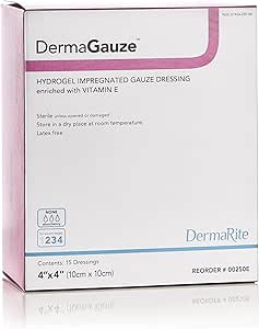 Amazon.com: DermaGauze Hydrogel Impregnated Gauze Dressing: Health ...