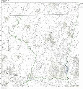 Amazon.com: Carroll County, Maryland MD ZIP Code Map Not Laminated ...