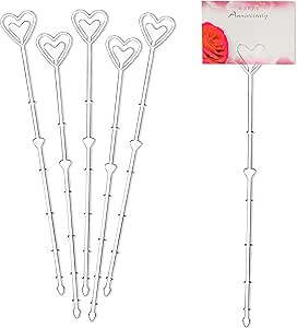 Amazon.com: Floral Picks - 150-Pack Heart-Shaped Plastic Flower ...