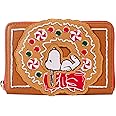 Amazon.com: Loungefly Peanuts Snoopy Gingerbread Wreath Wallet Snoopy ...