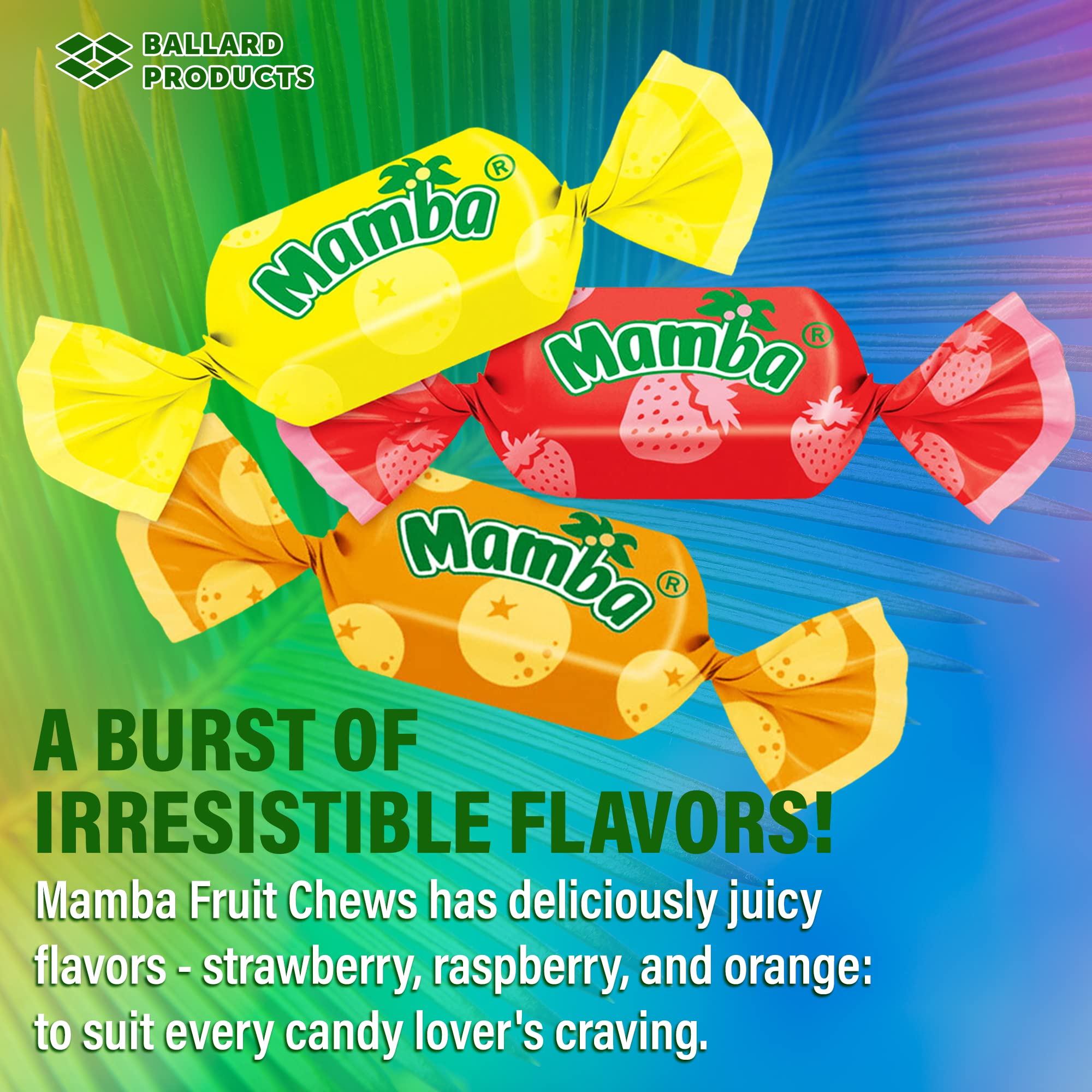 Mua Mamba Fruit Chews Bulk Pack of 2 Big Bags (30oz Each) - Fruit Chews ...