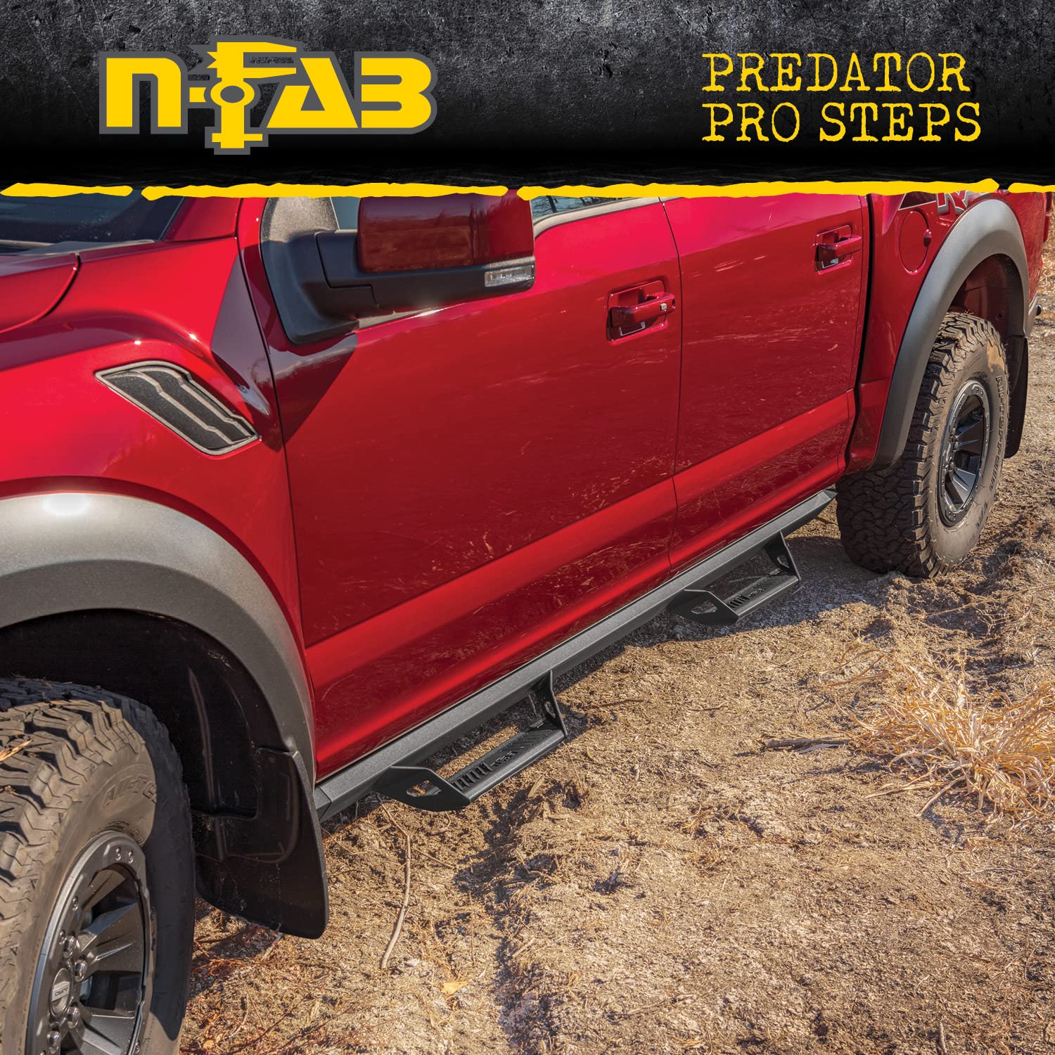 Mua N-Fab Predator Pro Steps for Silverado/Sierra | Cab Length, Rust ...