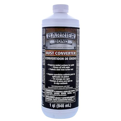 Barrier Bond - Rust Off - Rust-Converter Coating - 1 Quart Bottle of ...