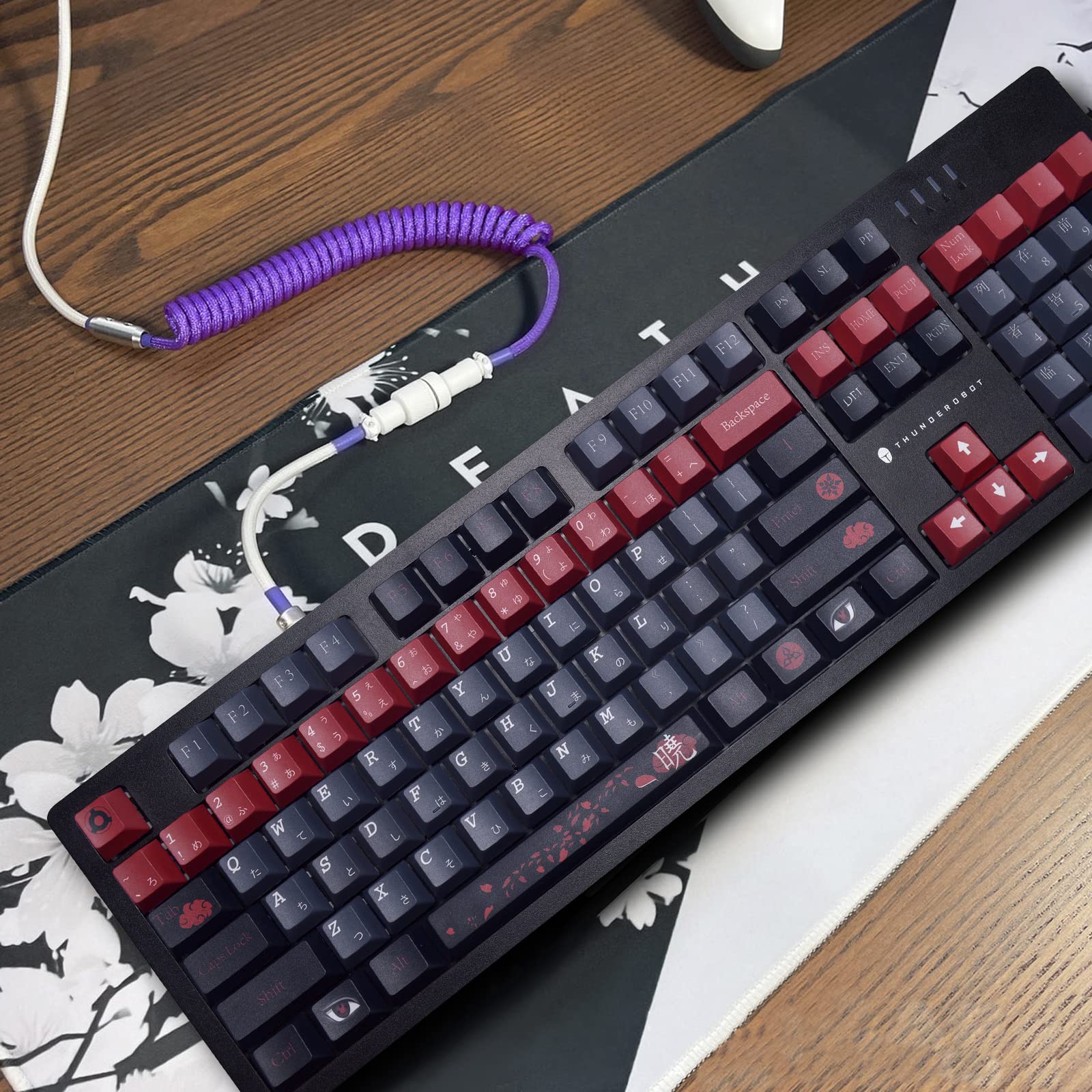 Mua Akatsuki keycaps，Japanese keycaps，PBT Anime keycaps with Key Puller ...