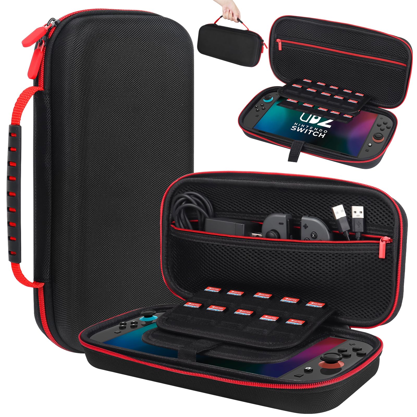 DJ&RPPQ for Nintendo Switch 2 Carry case 2025, Switch 2 Case with 20 ...