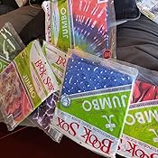 Amazon.com: Book Sox Stretchable Book Cover: Jumbo 6 Print Value Pack ...