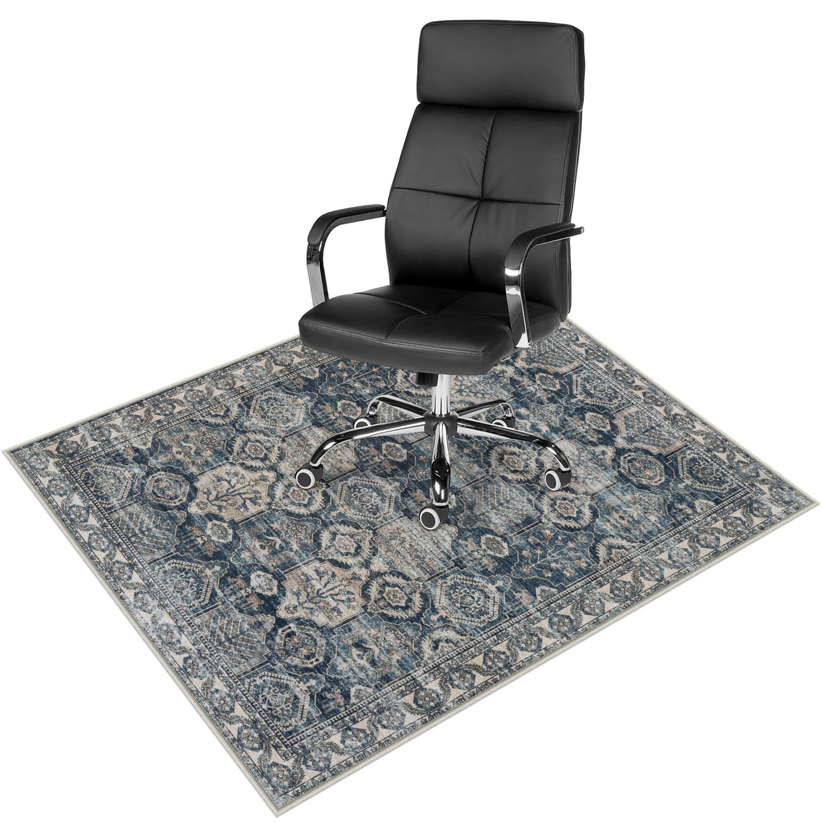 Anidaroel Desk Chair Mat for Hardwood Floor & Tile, 48"x60" Office ...
