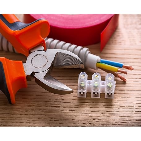 Mua AUKENIEN 3A Electrical Connector Blocks 3 Amp 12 Way White Terminal ...