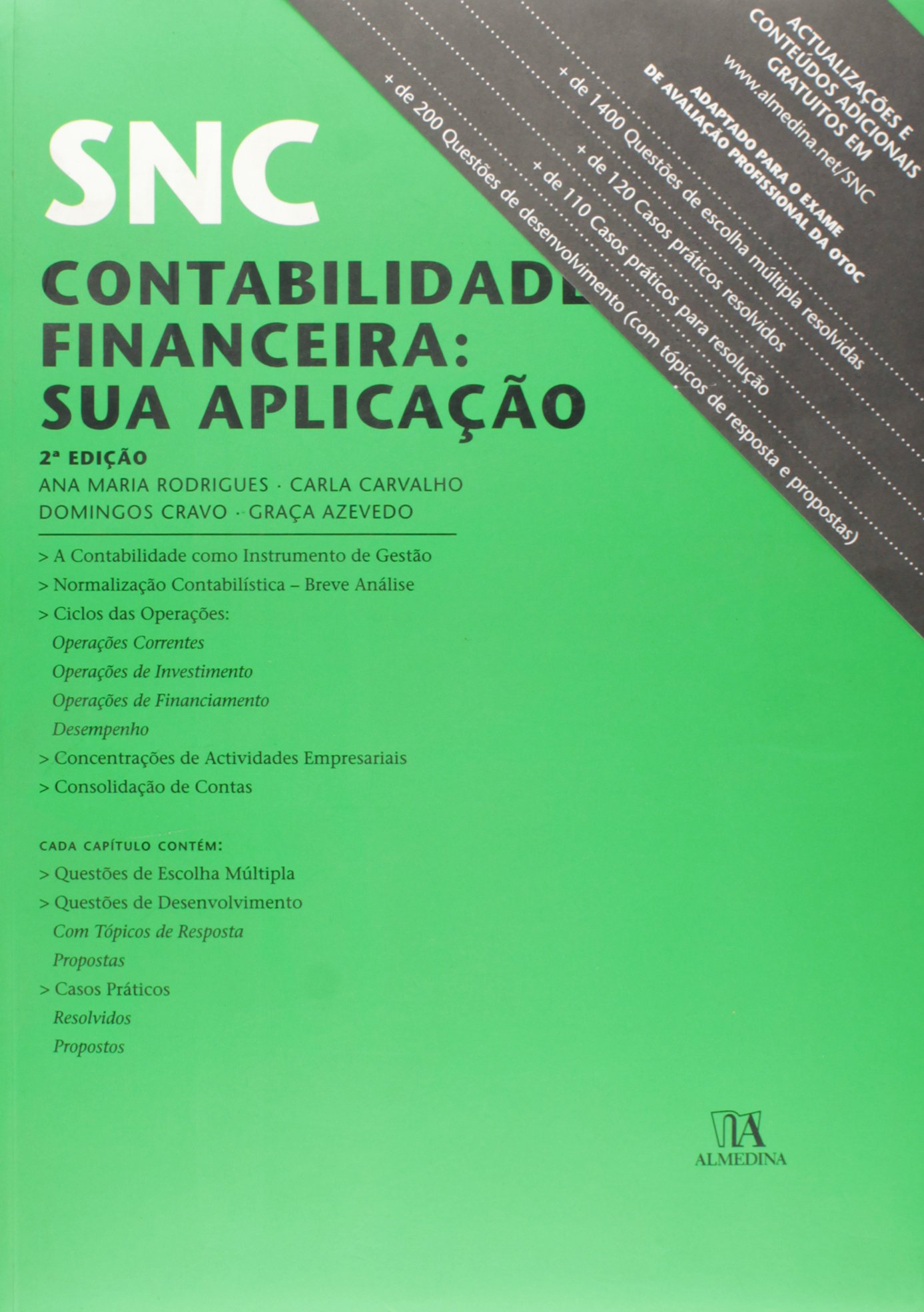 SNC. Contabilidade Financeira. Sua Aplicação PDF Ana Maria Rodrigues ...